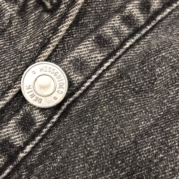 Missguided | Jackets & Coats | Epic Misguided Denim Jacket Wshoulders ...